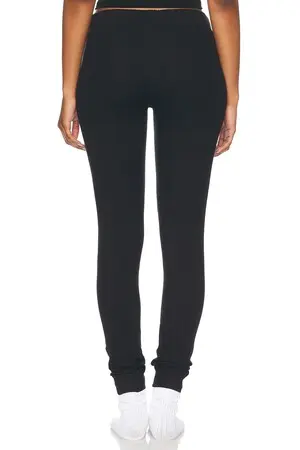 Eterne Thermal Drawstring Pant - Black