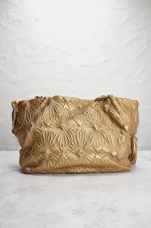 Chanel Ca D'oro Metallic Tote Bag