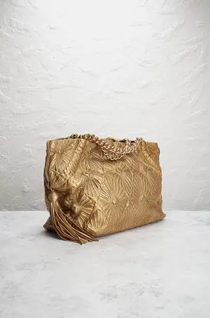 Chanel Ca D'oro Metallic Tote Bag