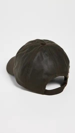 Barbour Wax Sports Cap - Olive