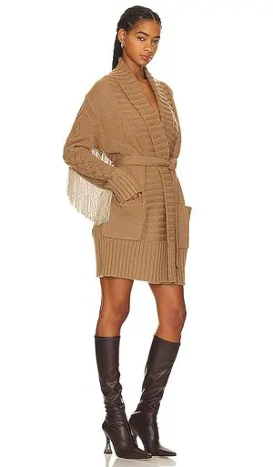 UNDERSTATED LEATHER Midi Rodeo Robe