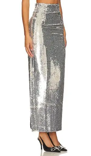 KIM SHUI Paillette Maxi Skirt