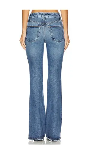 Good American Good Legs Flare Jeans - Indigo513