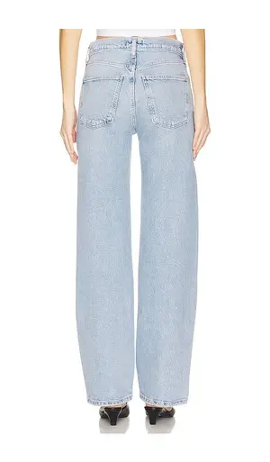 AGOLDE Harper Mid Rise Straight Jeans - Beam