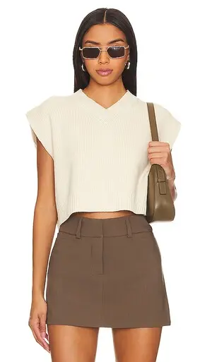 Free People Easy Street Vest - Cream