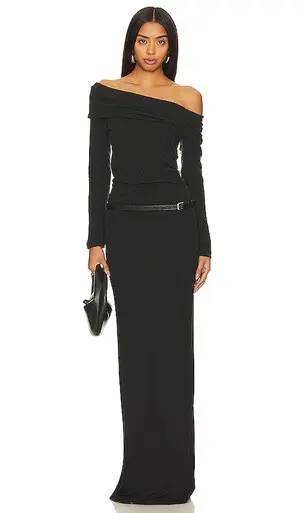 Enza Costa Cashmere One-shoulder Top