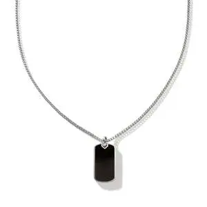 John Hardy And Onyx Pendant Necklace