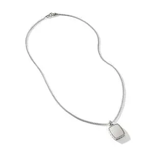 John Hardy Black Onyx Tag Pendant Necklace