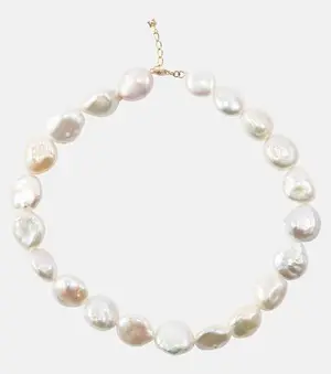 MATEO 14kt Yellow Gold Necklace With Pearls