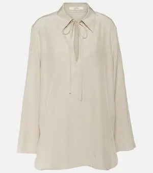 The Row Ruffle Blouses