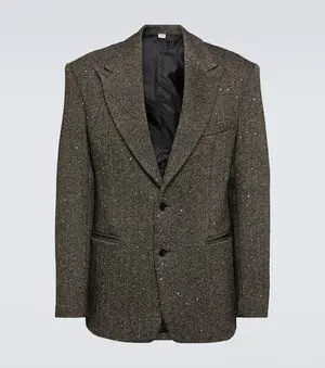 WINNIE N.Y.C Herringbone Wool-blend Jacket