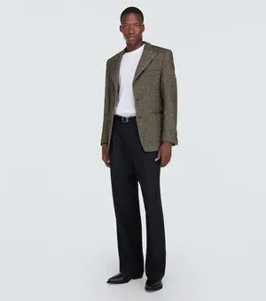 WINNIE N.Y.C Herringbone Wool-blend Jacket