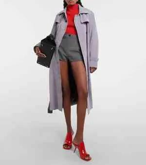 FERRAGAMO Era Patent Leather Mules - Red