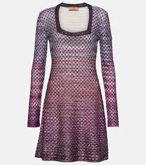 Missoni Knitted Lamé Minidress