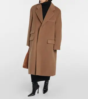 Saint Laurent Oversized Wool Coat
