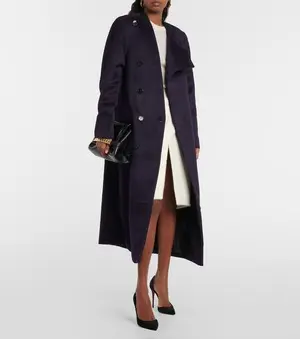 Victoria Beckham Alpaca Wool-blend Overcoat