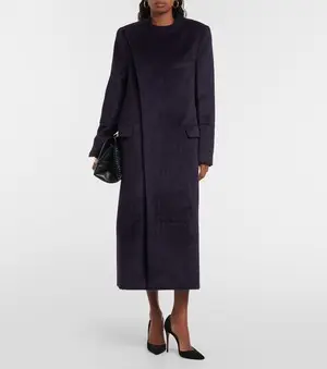 Victoria Beckham Alpaca Wool-blend Overcoat