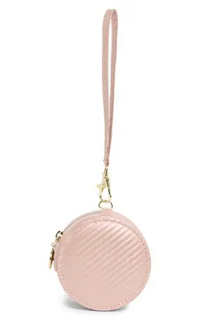 Nordstrom Mini Round Jewelry Box - Blush Geo