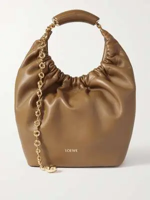 Loewe Squeeze Leather Shoulder Bag