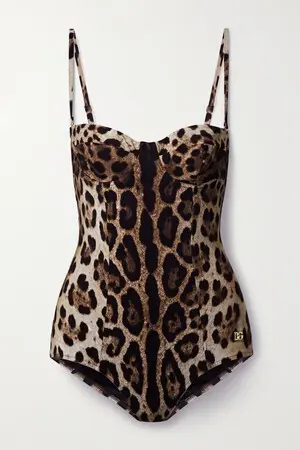 Dolce & Gabbana Leopard-print Swimsuit - Animal Print