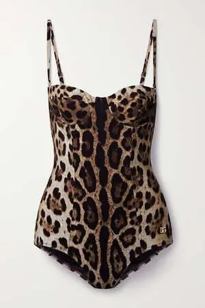 Dolce & Gabbana Dolce & Gabbana Leopard-Print Swimsuit Leopard Print