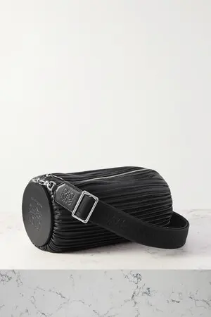 Loewe Bracelet Pleated Leather Shoulder Bag