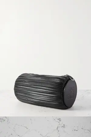 Loewe Bracelet Pleated Leather Shoulder Bag
