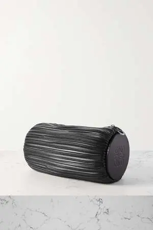 Loewe Bracelet Pleated Leather Shoulder Bag