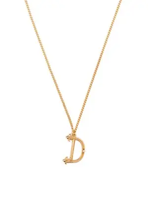 Emanuele Bicocchi D Alphabet-pendant Necklace - Gold