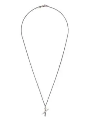 Emanuele Bicocchi Alphabet Pendant Necklace