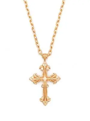 Emanuele Bicocchi Cross Pendant Necklace - Gold