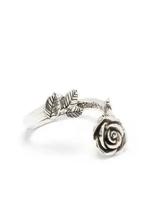 Emanuele Bicocchi Wild Rose Spiral Ring - Silver