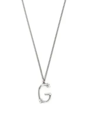 Emanuele Bicocchi Alphabet Pendant Necklace