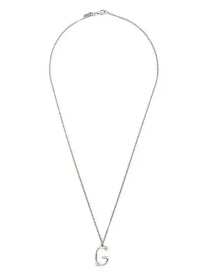 Emanuele Bicocchi Alphabet Pendant Necklace