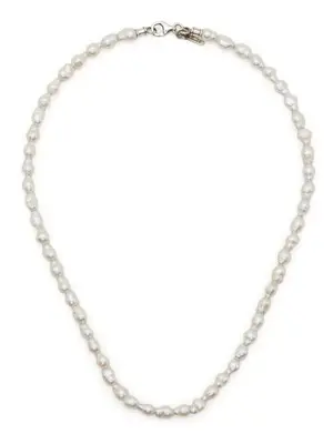 Emanuele Bicocchi Baroque Pearl Necklace - White
