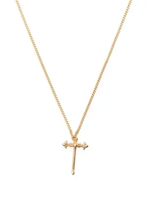 Emanuele Bicocchi Cross Pendant Necklace - Gold