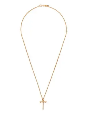 Emanuele Bicocchi Cross Pendant Necklace