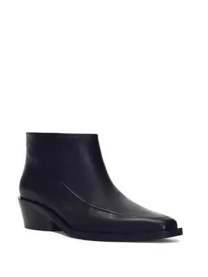 Proenza Schouler Bronco Leather Ankle Boots - Black