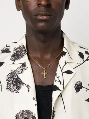 Emanuele Bicocchi Cross Pendant Necklace - Gold