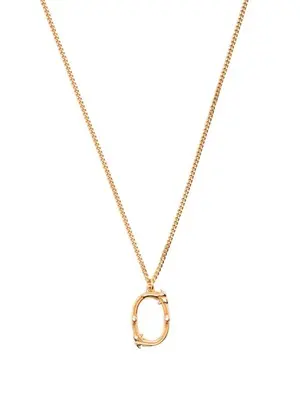Emanuele Bicocchi Alphabet Pendant Necklace - Gold