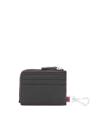 Tommy Hilfiger Logo-print Zipped Leather Wallet