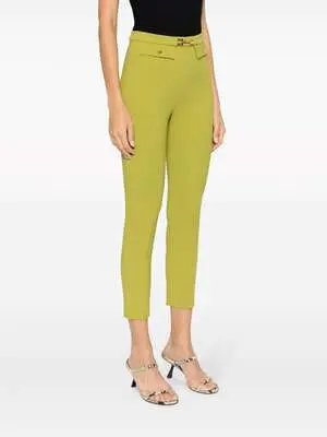 Elisabetta Franchi Logo-plaque Skinny Trousers