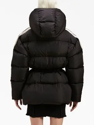 Palm Angels Logo-print Belted Down Jacket