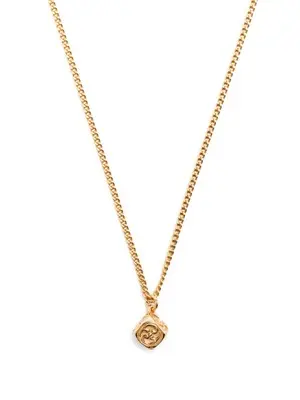 Emanuele Bicocchi Arabesque Dice Pendant Necklace - Gold