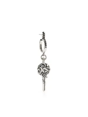 Emanuele Bicocchi Arabesque Key Single Earring - Silver