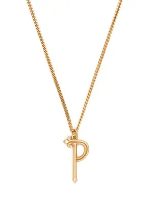 Emanuele Bicocchi Alphabet Pendant Necklace - Gold