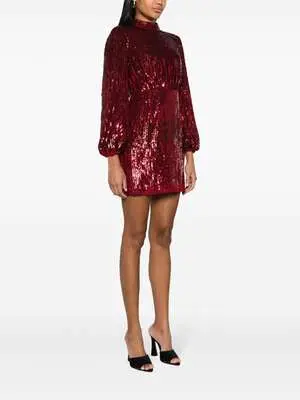 Rixo Samantha Sequinned Mini Dress