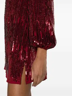 Rixo Samantha Sequinned Mini Dress