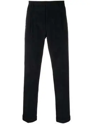 BRIGLIA 1949 Mid-rise Tapered Trousers - Blue