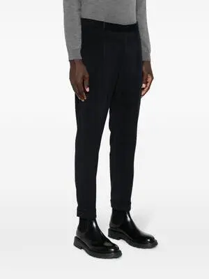 BRIGLIA 1949 Mid-rise Tapered Trousers - Blue
